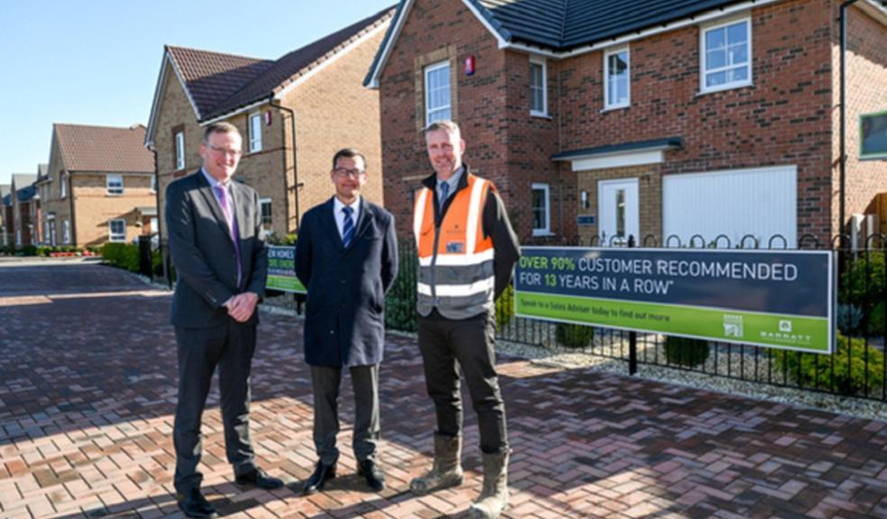 Barratt Developments welcomes local MP Nick Fletcher to Kings Lodge development in Doncaster ...